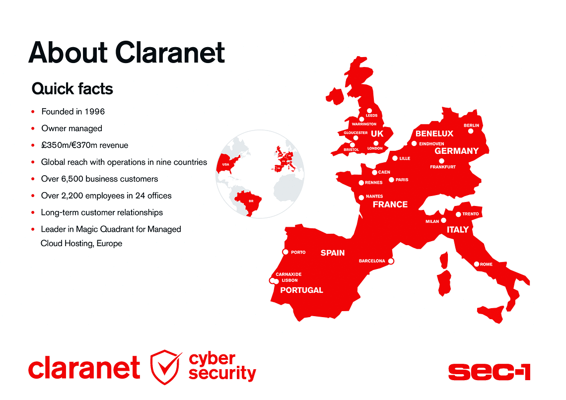 Claranet | CST Brochure | Claranet Cyber Security